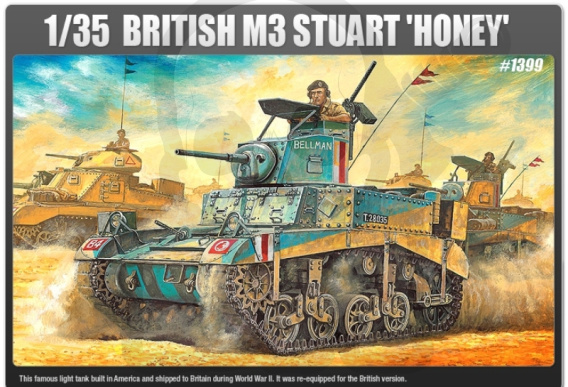 Battle-Models > Academy 13270 M3 Stuart Honey 1:35